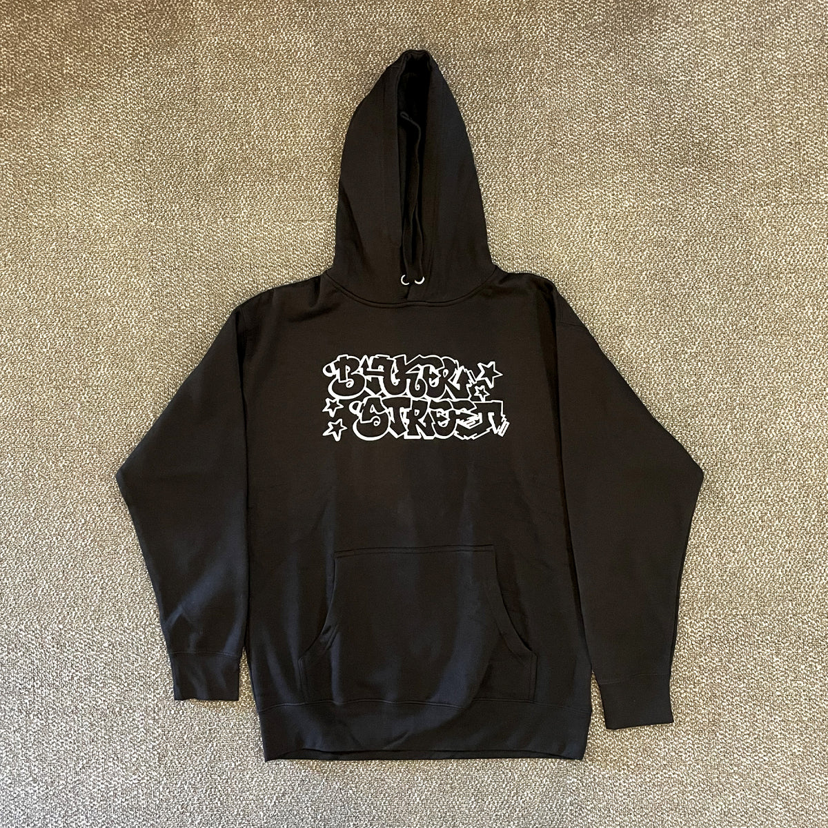 Baker Street Graffiti Logo Hoodie – Baker Street Snow