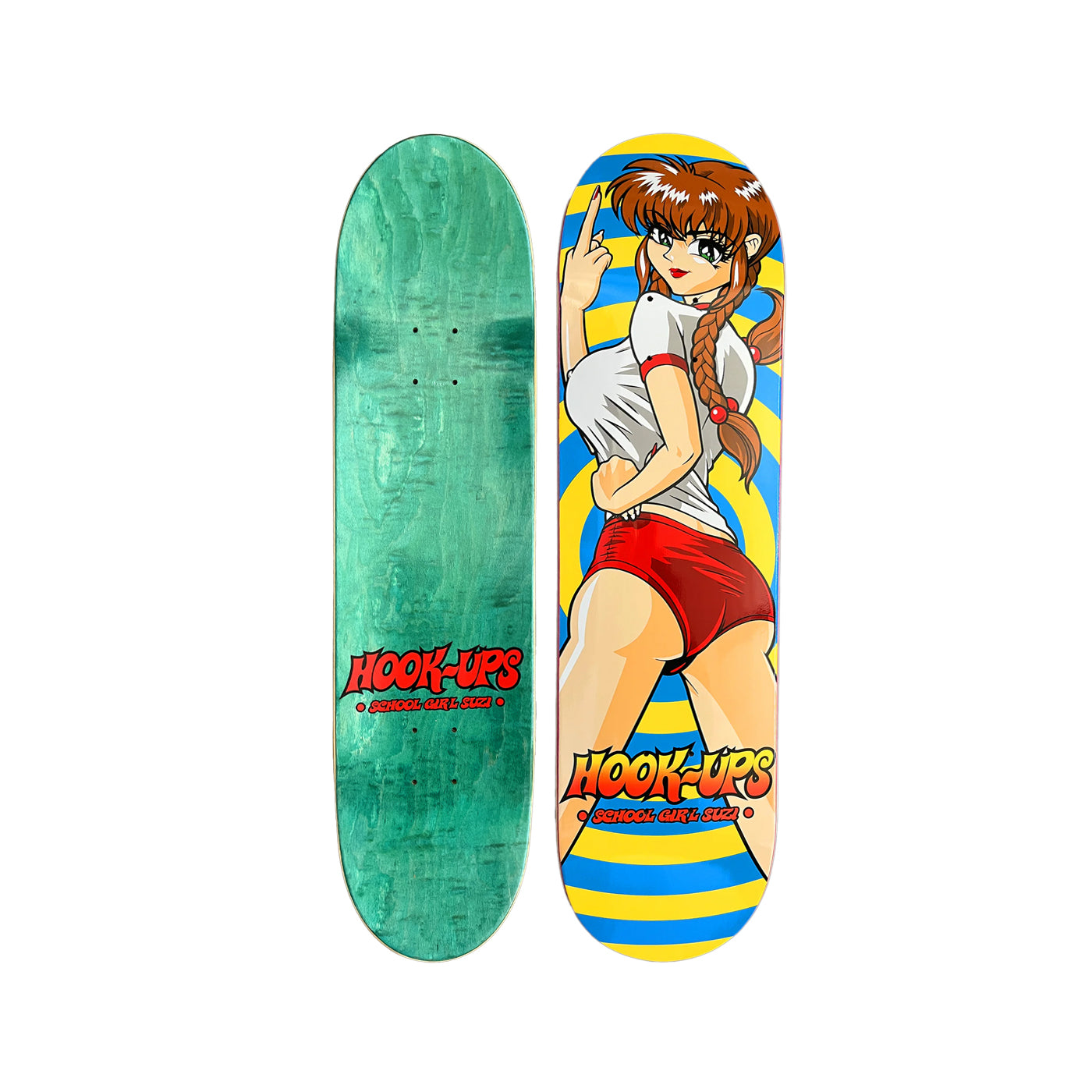 Hook-Ups Suzie #1 8.25 x 32.25 Deck w/ Pepper Grip – Baker Street Snow
